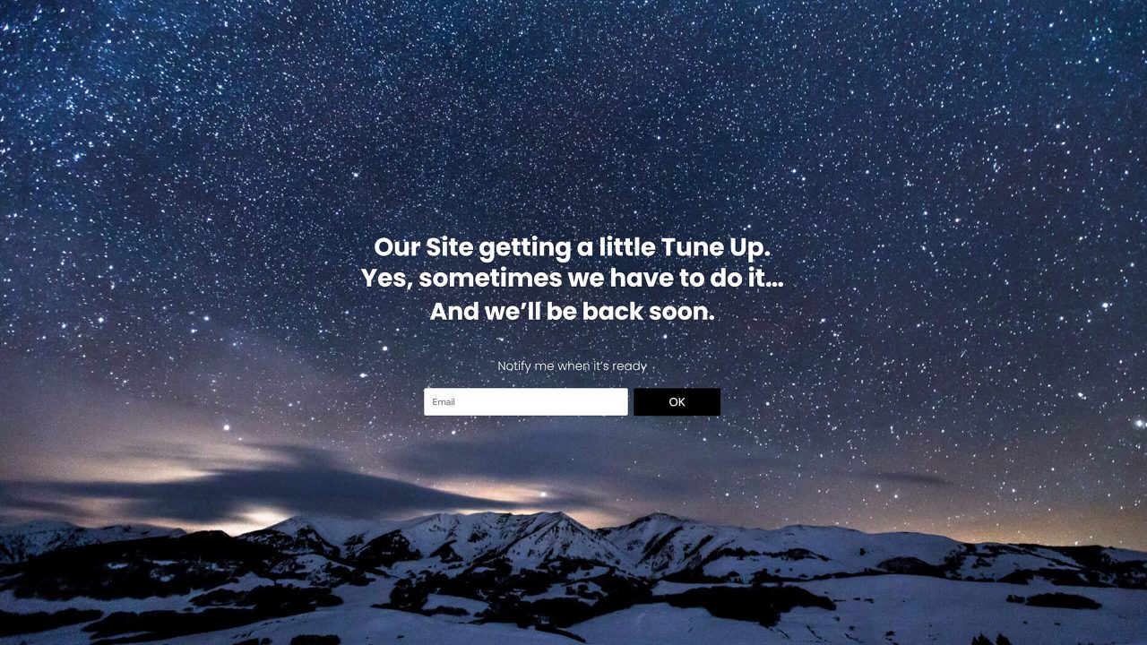 Divi “Under Maintenance” Layouts Pack | Divilayouts.Divi.Expert